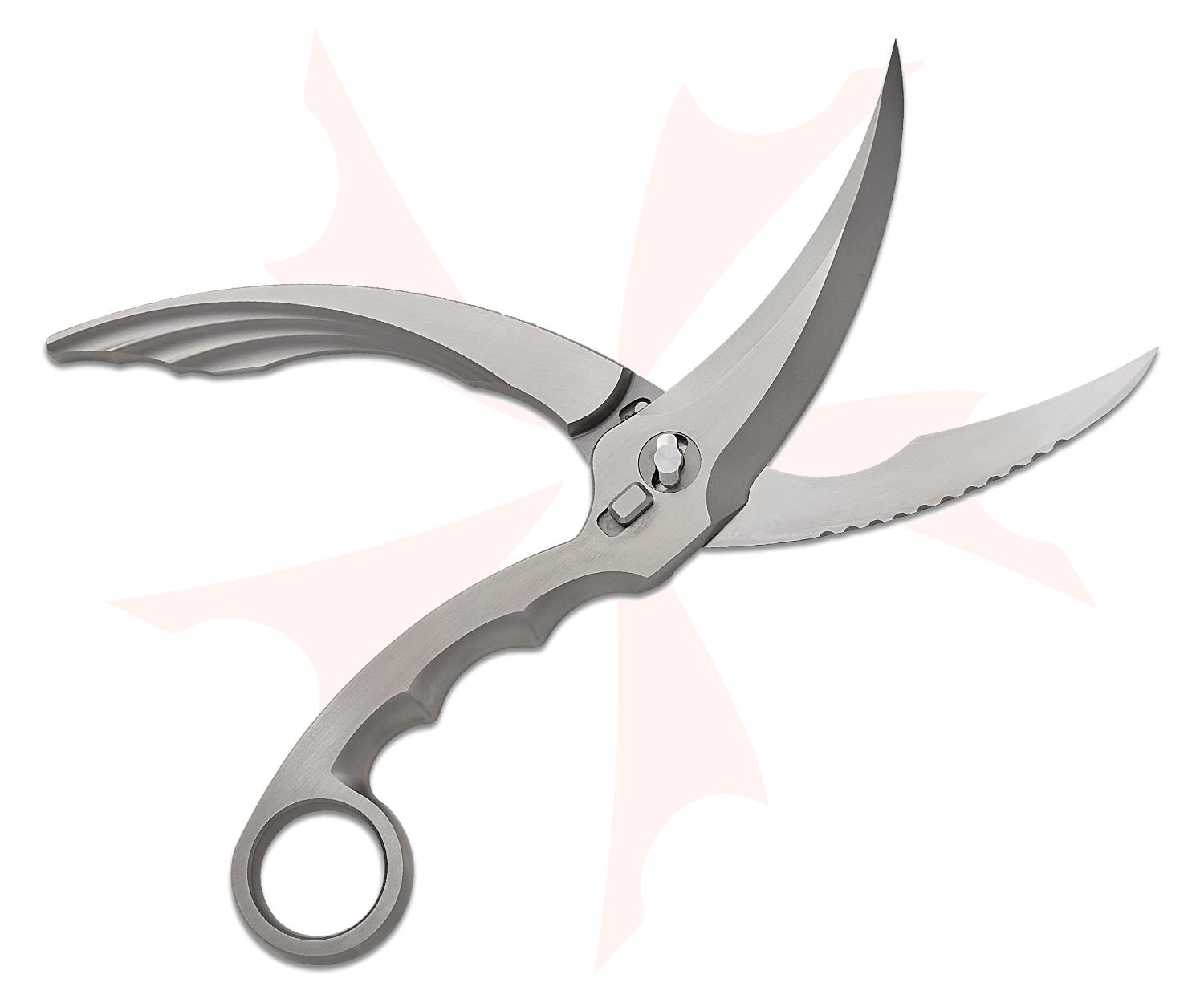 Rike Knife Spring-Loaded Tactical Scissors 9.25" Overall, 4116 ...