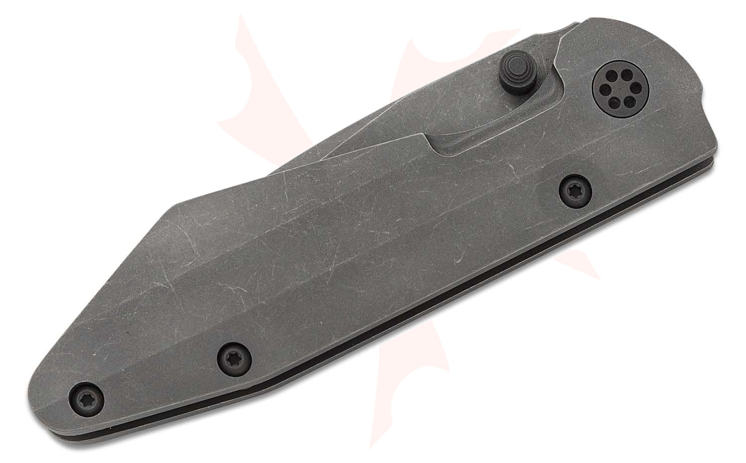 Rip Knives Custom Fury Folding Knife 3.25" CPM-MagnaCut Stoned Tanto ...