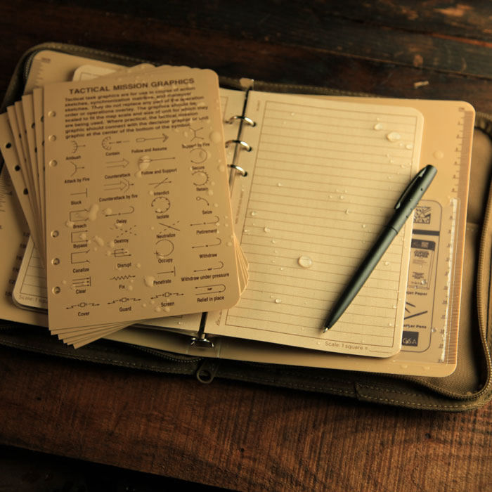 Rite in the Rain Heavy Polydura Field Ring Binder Kit, 5-5/8" x 7-1/2 ...