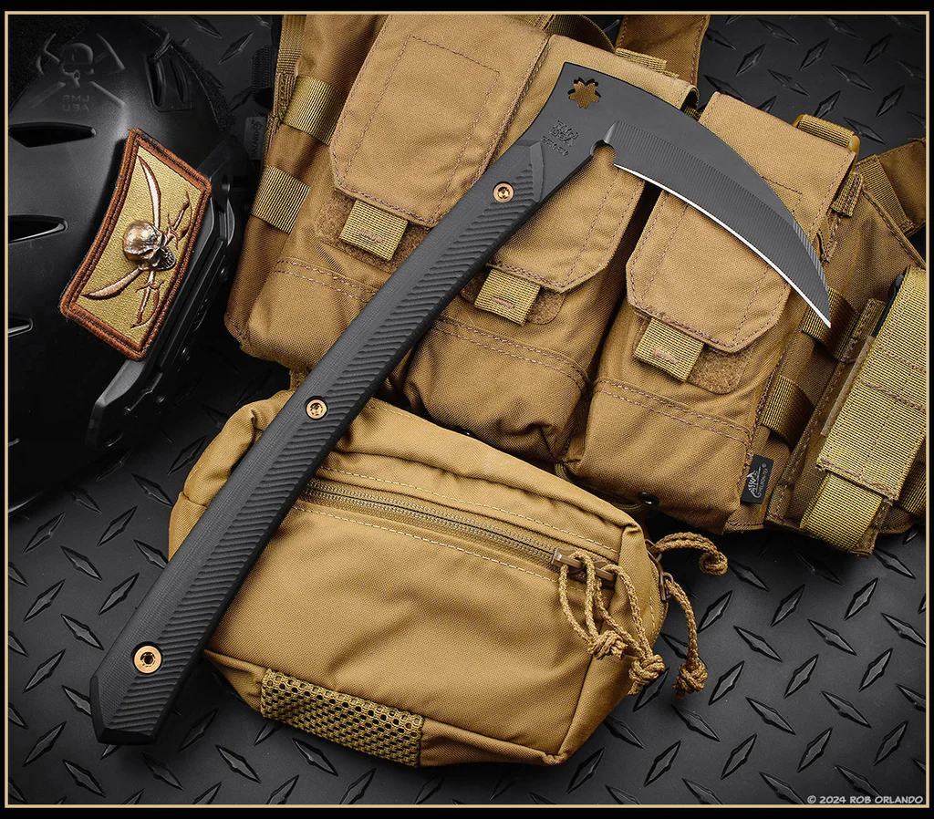 RMJ Tactical 3V Syndicate Senshi Scythe (Kama) Tomahawk 5" CPM-3V ...
