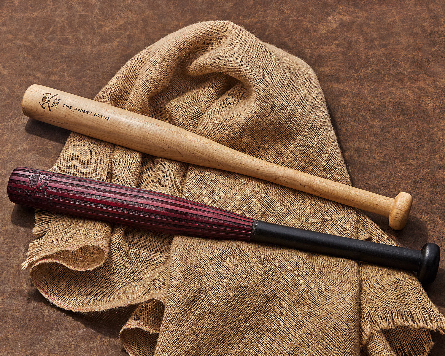 RMJ Tactical 24" Maple Wood Angry Steve Bat - KnifeCenter - [ASB-MA-24]