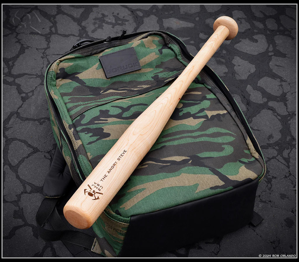 RMJ Tactical 24" Maple Wood Angry Steve Bat - KnifeCenter - [ASB-MA-24]