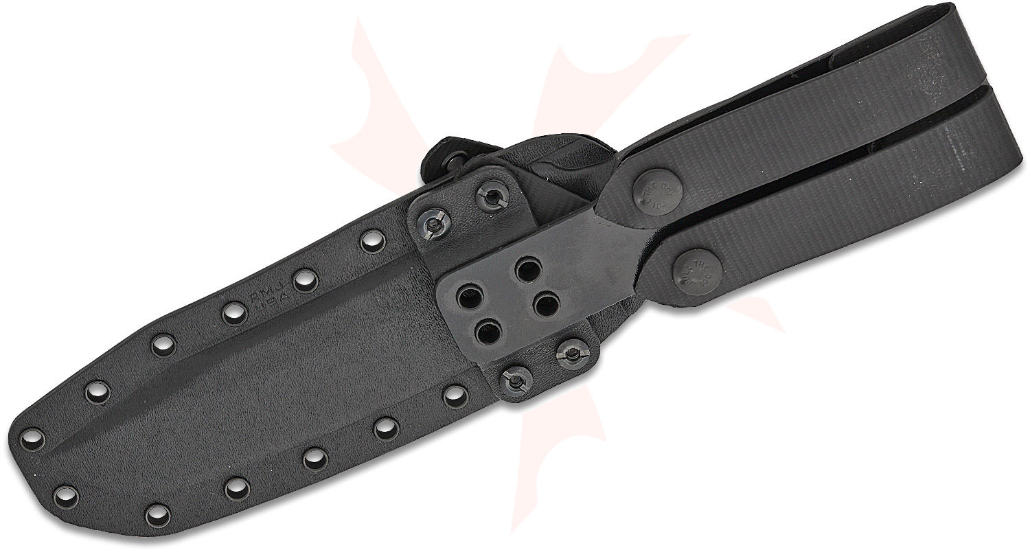 RMJ Tactical Combat Asia Fixed Blade Knife 7.125" 80CRV2 Tungsten Tanto ...