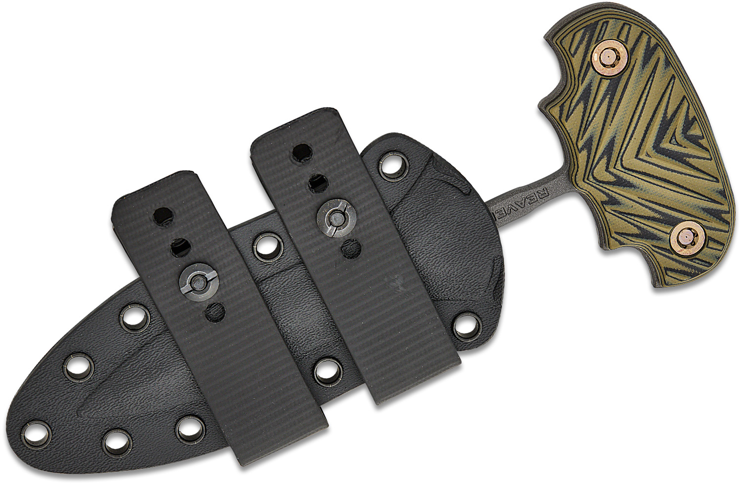 RMJ Tactical Reaver Push Dagger 4.25" Nitro-V Tungsten Double Edge ...