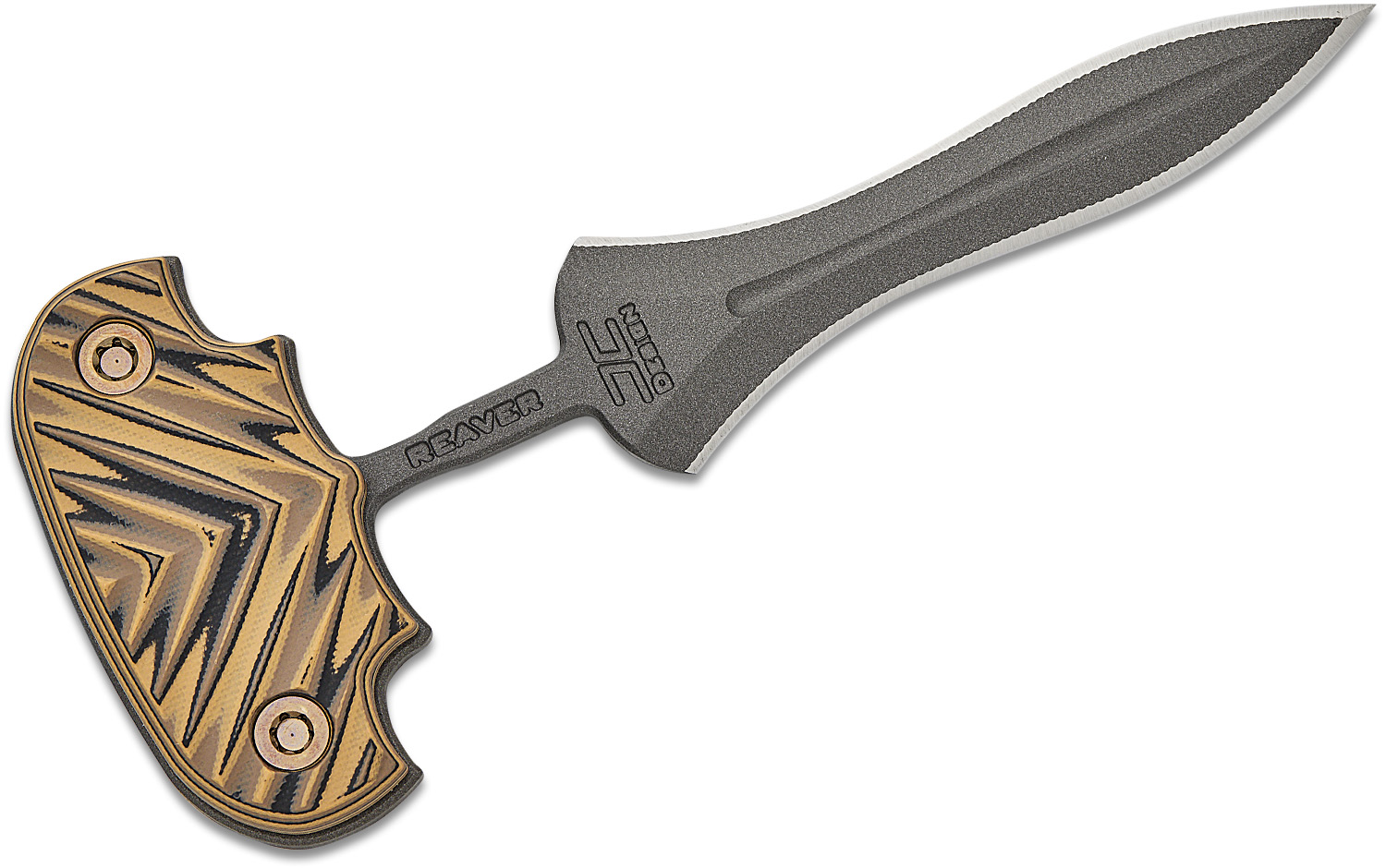 RMJ Tactical Reaver Push Dagger 4.25" Nitro-V Tungsten Double Edge ...