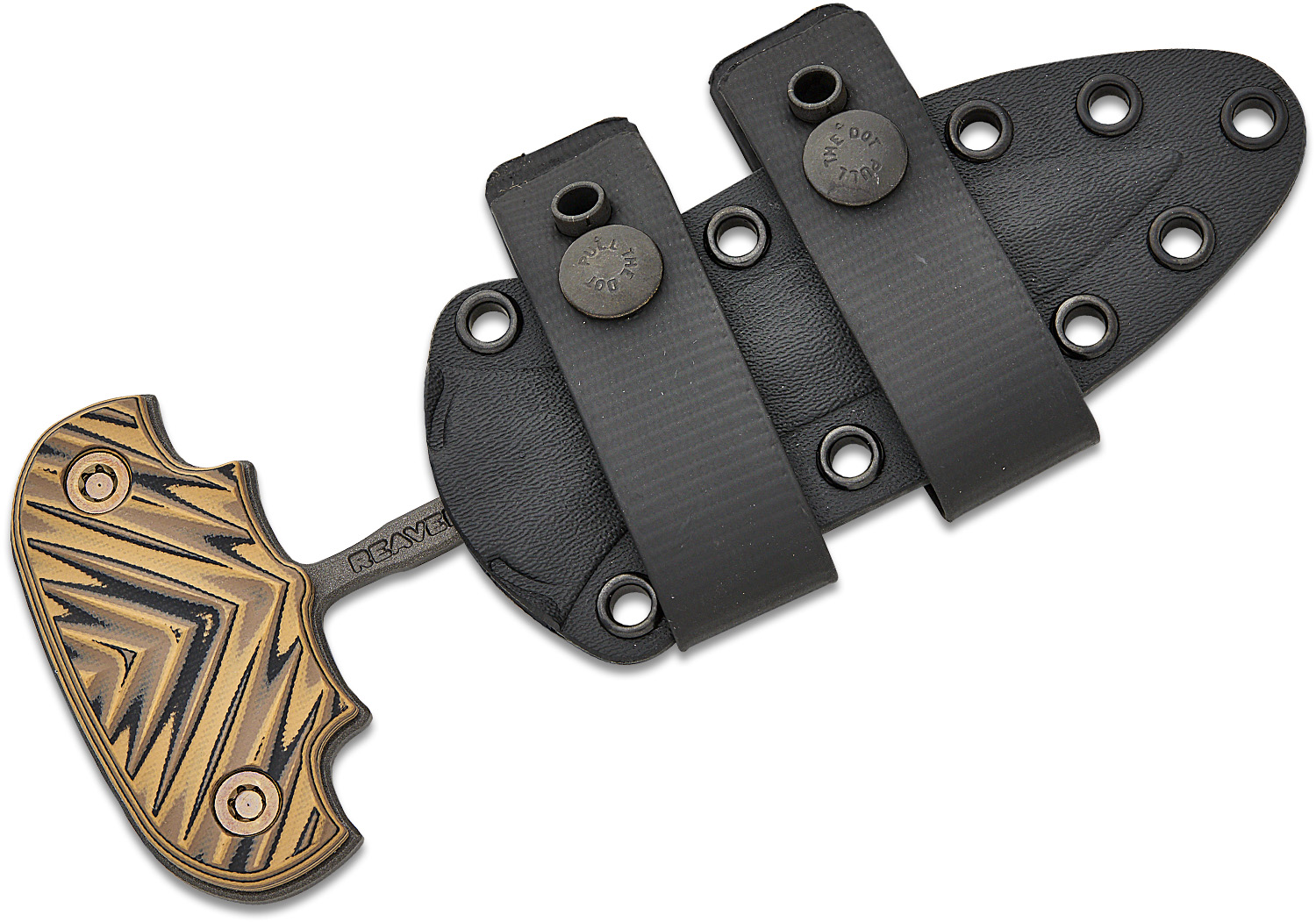 RMJ Tactical Reaver Push Dagger 4.25" Nitro-V Tungsten Double Edge ...