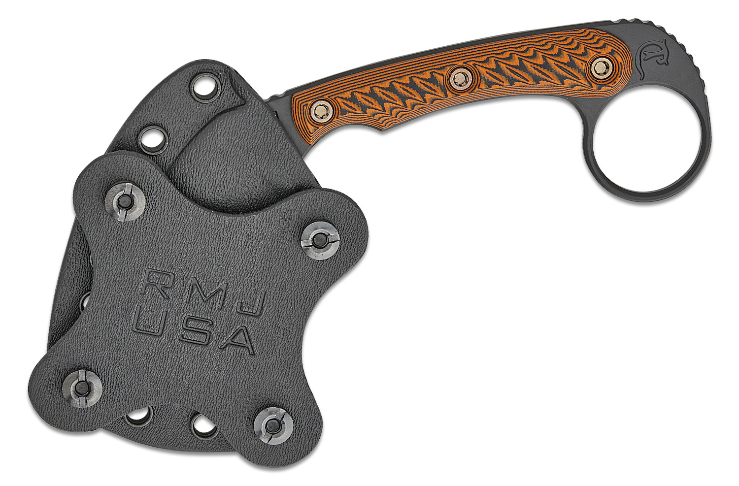 RMJ Tactical Korbin Karambit Fixed Blade Knife 2.875" Nitro-V Tungsten ...