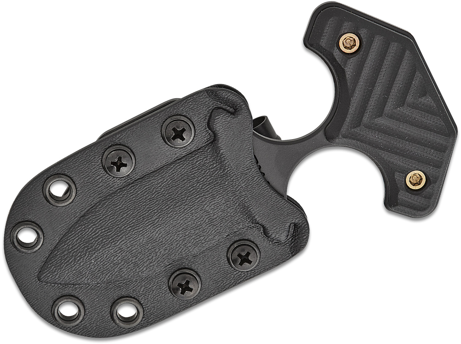RMJ Tactical BUB Back Up Blade Push Dagger 2.5" Nitro-V Graphite Black ...