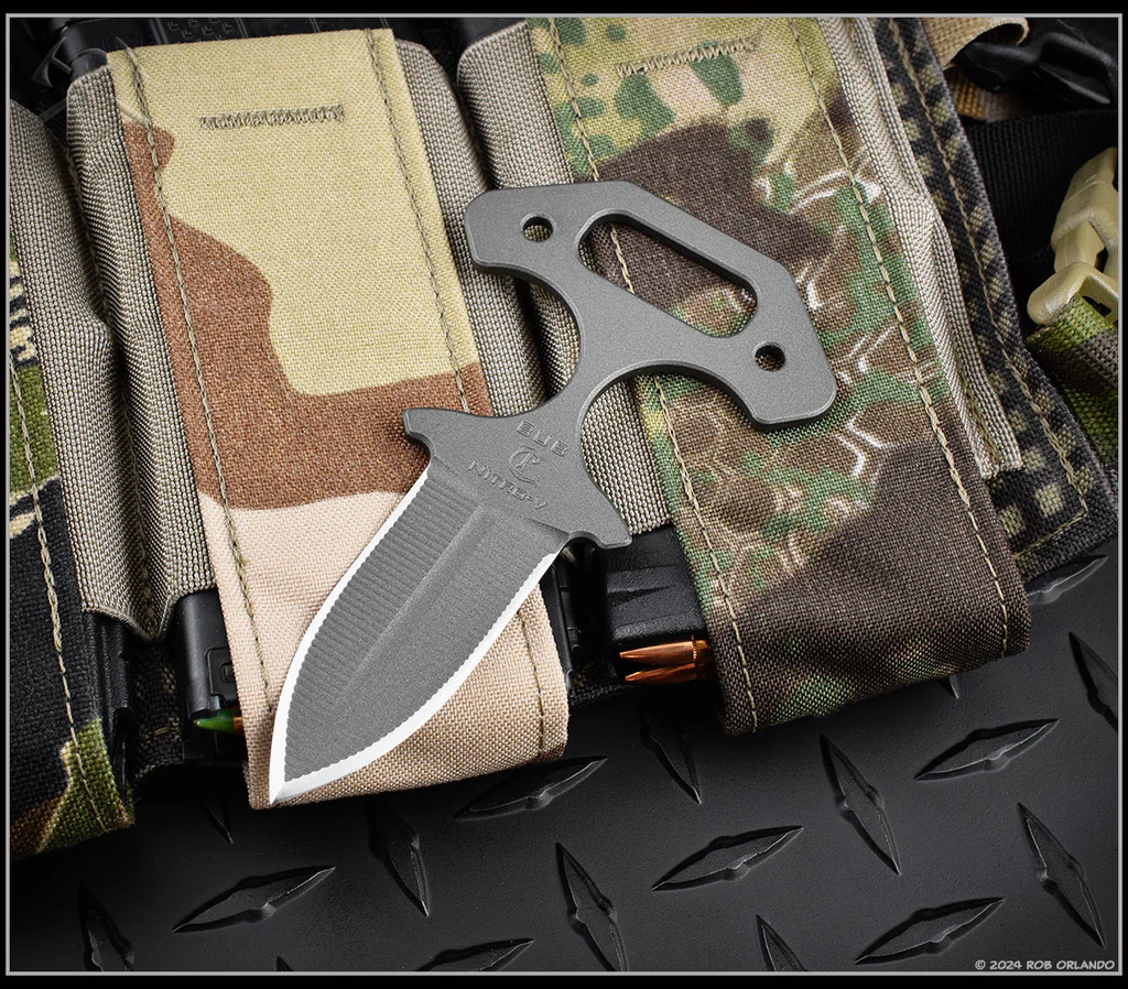 RMJ Tactical BUB Back Up Blade Push Dagger 2.5" Nitro-V Tungsten ...