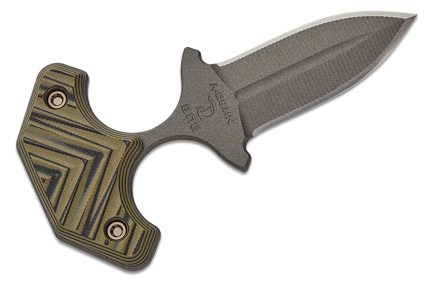 RMJ Tactical BUB Back Up Blade Push Dagger 2.5" Nitro-V Tungsten ...