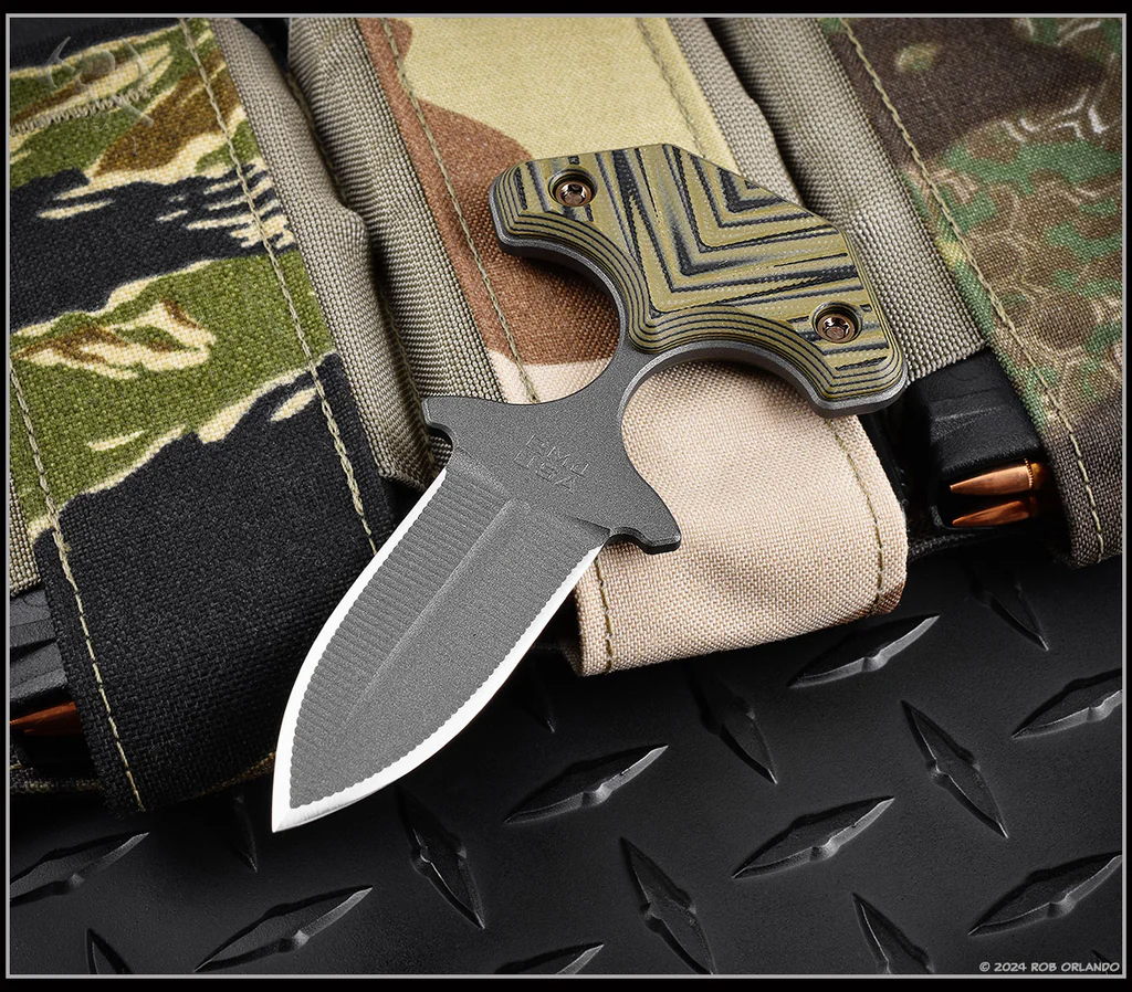 RMJ Tactical BUB Back Up Blade Push Dagger 2.5" Nitro-V Tungsten ...