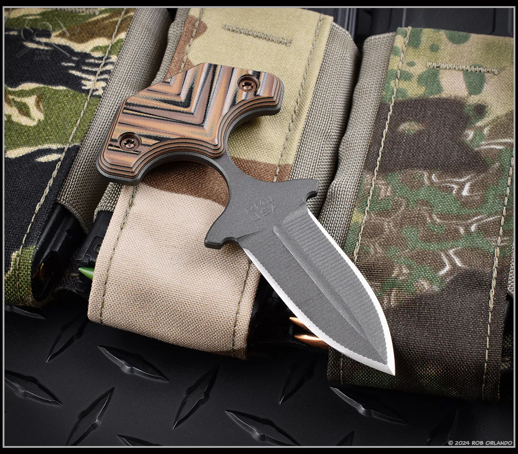 RMJ Tactical BUB Back Up Blade Push Dagger 2.5" Nitro-V Tungsten ...