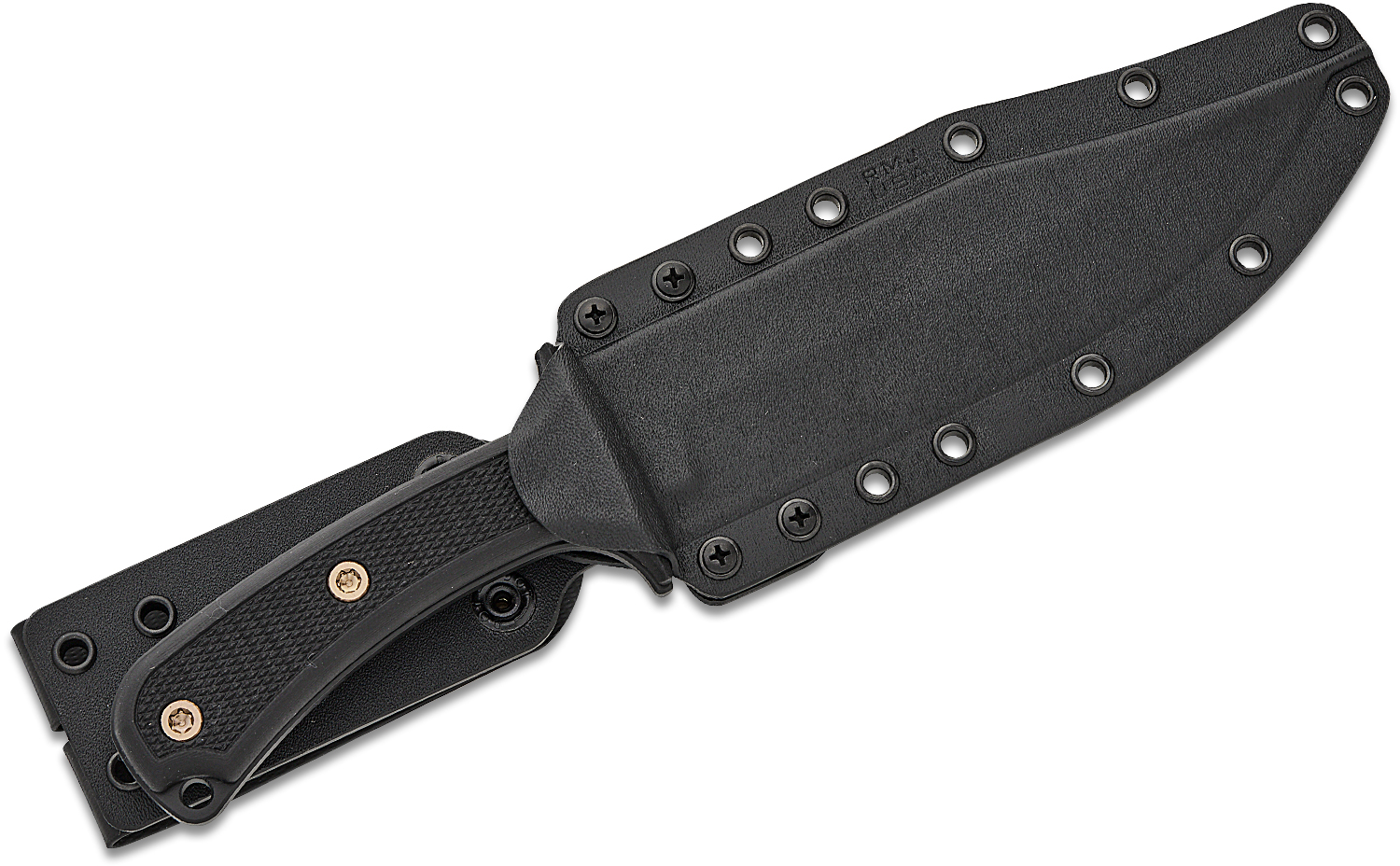 RMJ Tactical Jungle Combat Fixed Blade Knife 7" Nitro-V Graphite Black ...