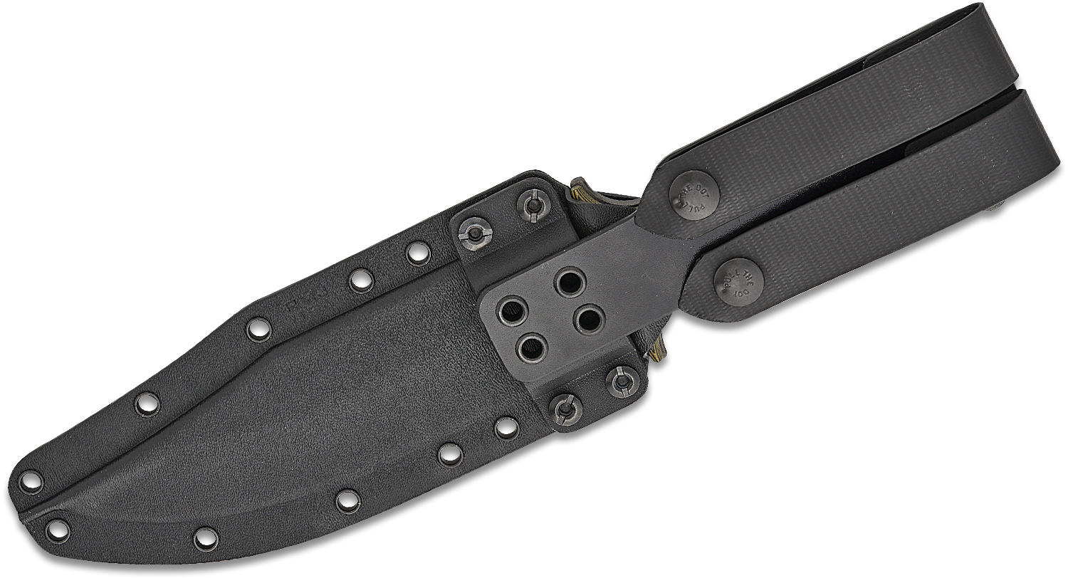 RMJ Tactical Jungle Combat Fixed Blade Knife 7" Nitro-V Tungsten Clip ...