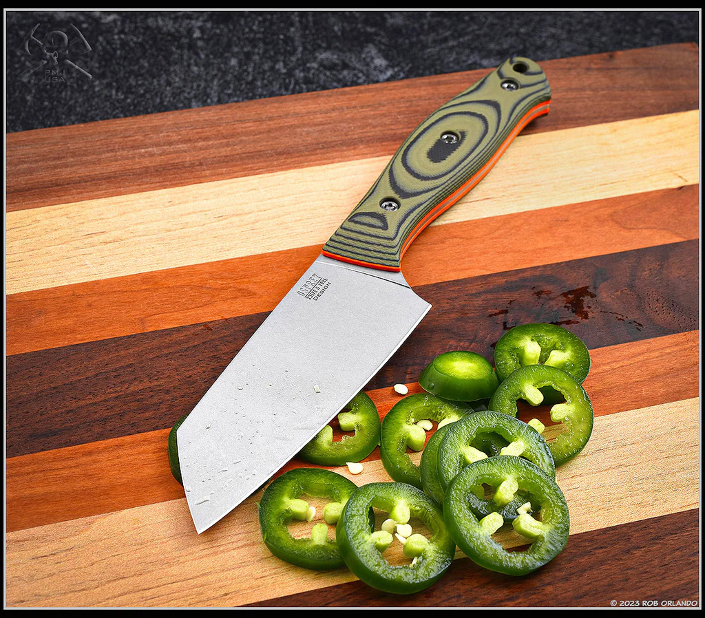 RMJ Tactical Osprey 9 Adventure Kitchen Fixed Blade Knife 4.5" 14C28N ...