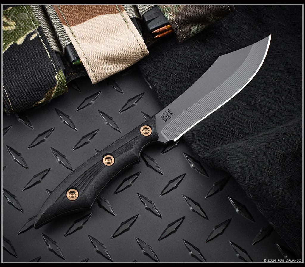 RMJ Tactical Ratatosk Fixed Blade Knife 5.25" Nitro-V Graphite Black ...