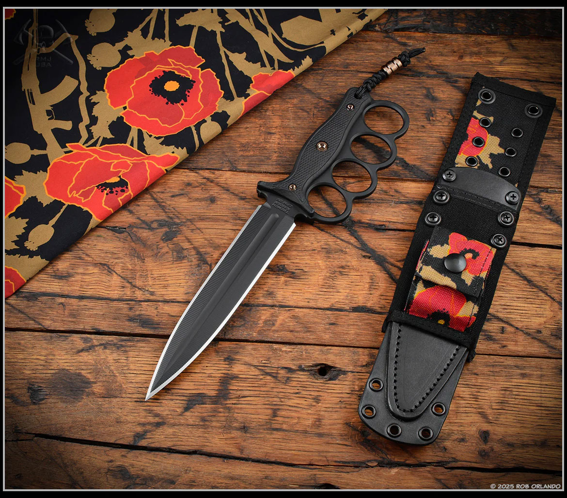 RMJ Tactical Trench Raider Fixed Blade Knife 7.19" CPM-3V Graphite ...