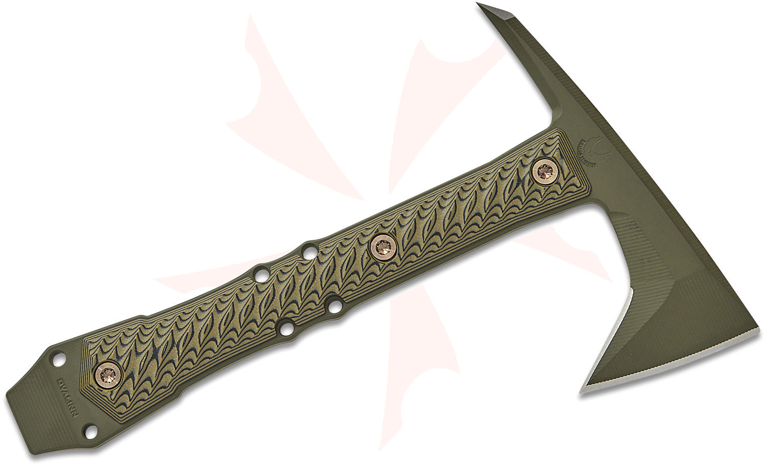 RMJ Tactical Dvalinn Tomahawk 10.25" Overall, Nitro-V Stainless Steel ...