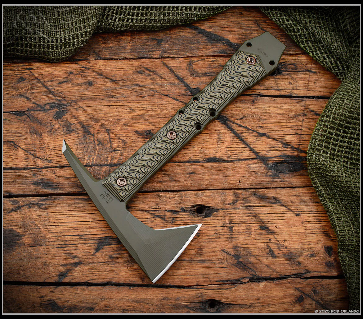 RMJ Tactical Dvalinn Tomahawk 10.25" Overall, Nitro-V Stainless Steel ...