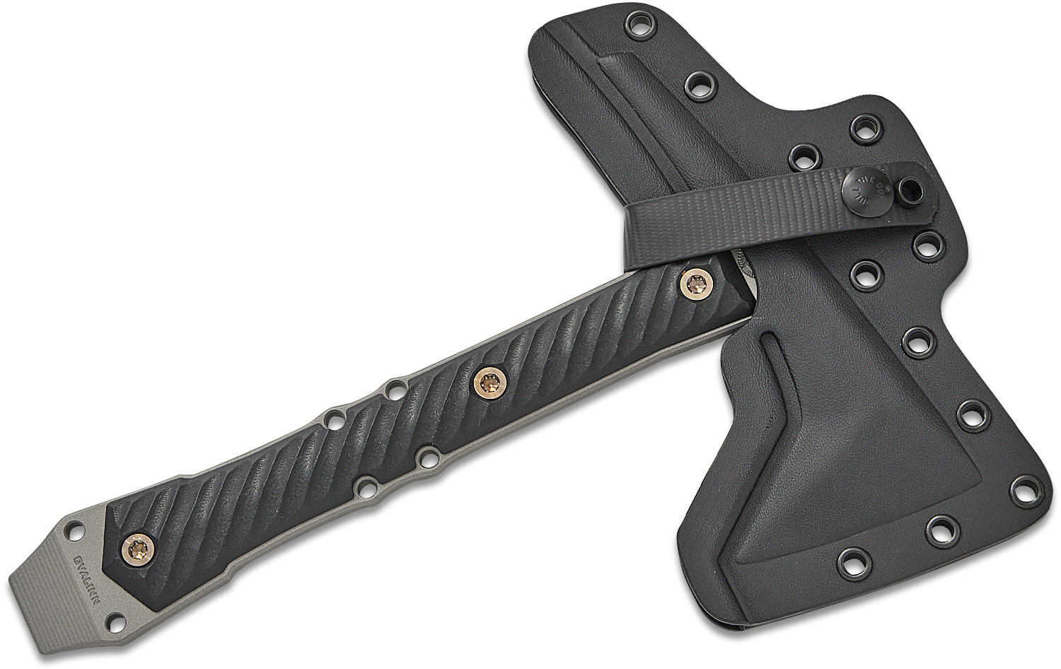 RMJ Tactical Dvalinn Tomahawk 10.25" Overall, Nitro-V Stainless Steel ...
