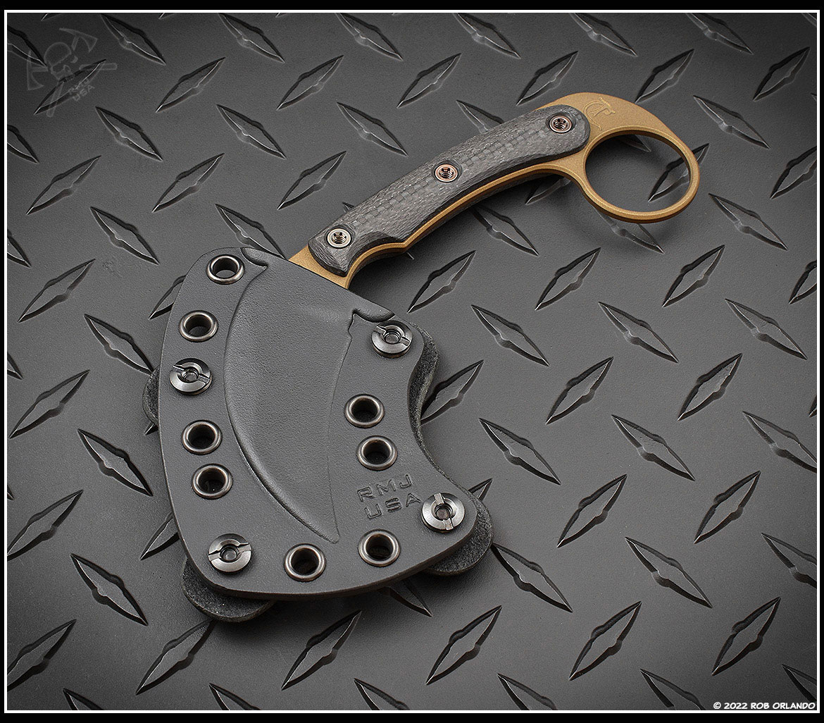 RMJ Tactical 3V Syndicate Korbin Karambit Fixed Blade Knife 2.875" CPM ...