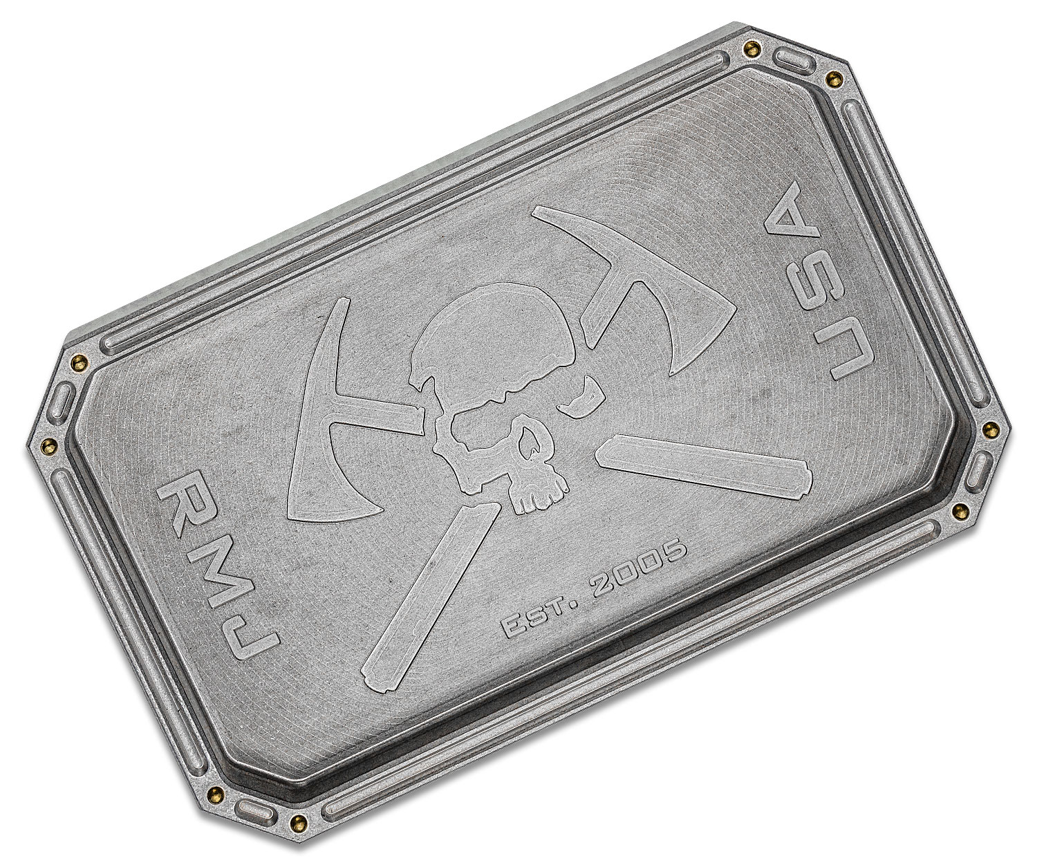 RMJ Tactical Billet Aluminum Valet Tray, Angry Steve, 12" x 7.4 ...