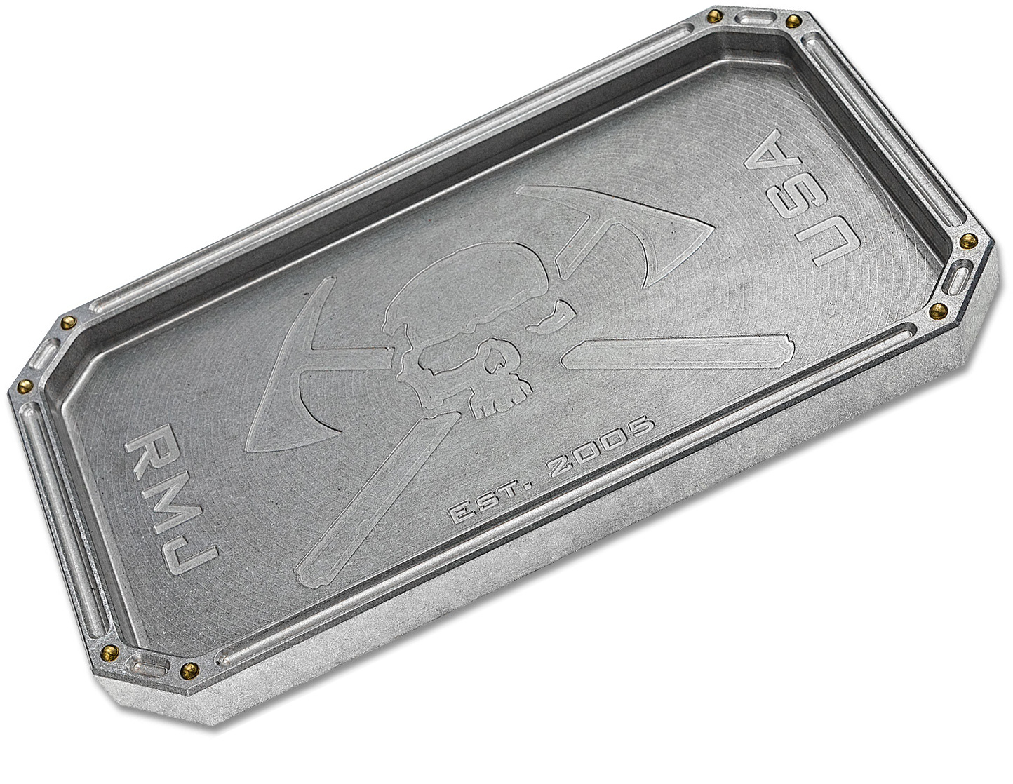 RMJ Tactical Billet Aluminum Valet Tray, Angry Steve, 12" x 7.4 ...