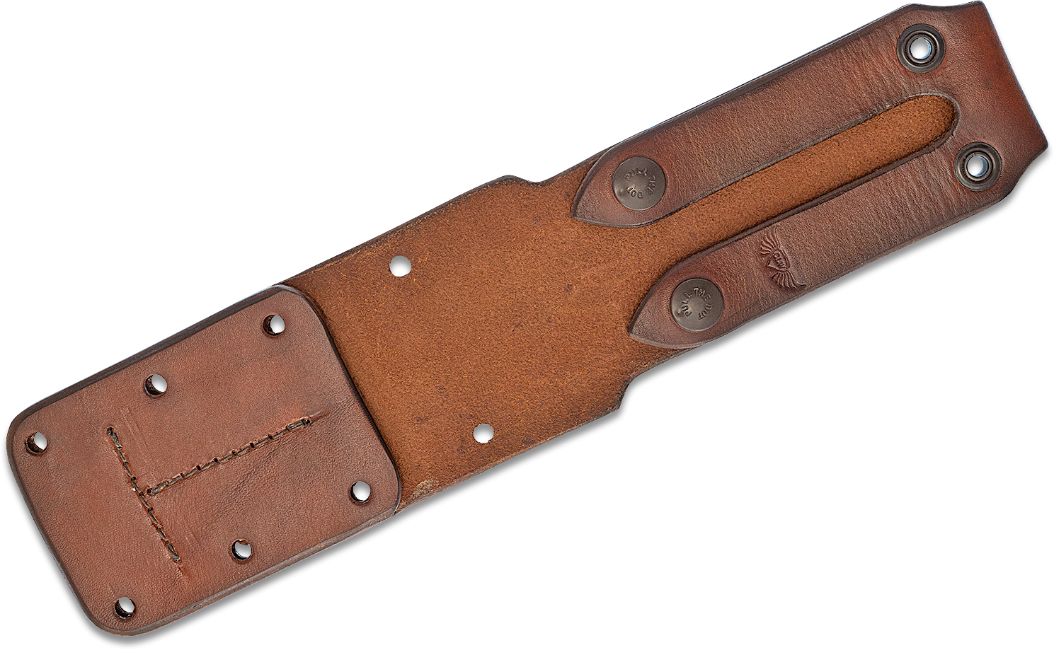 RMJ Tactical Brown Leather Rig for the Combat Africa Fixed Blade, Rig ...