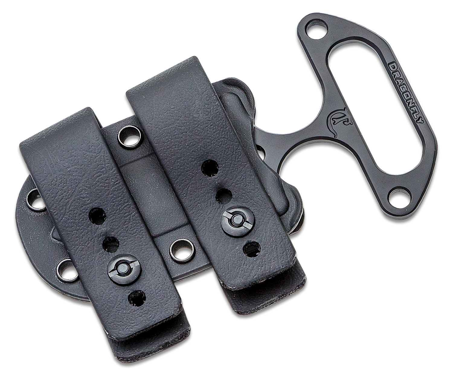 RMJ Tactical Dragonfly Push Dagger 2.25" Graphite Black Nitro-V Double ...