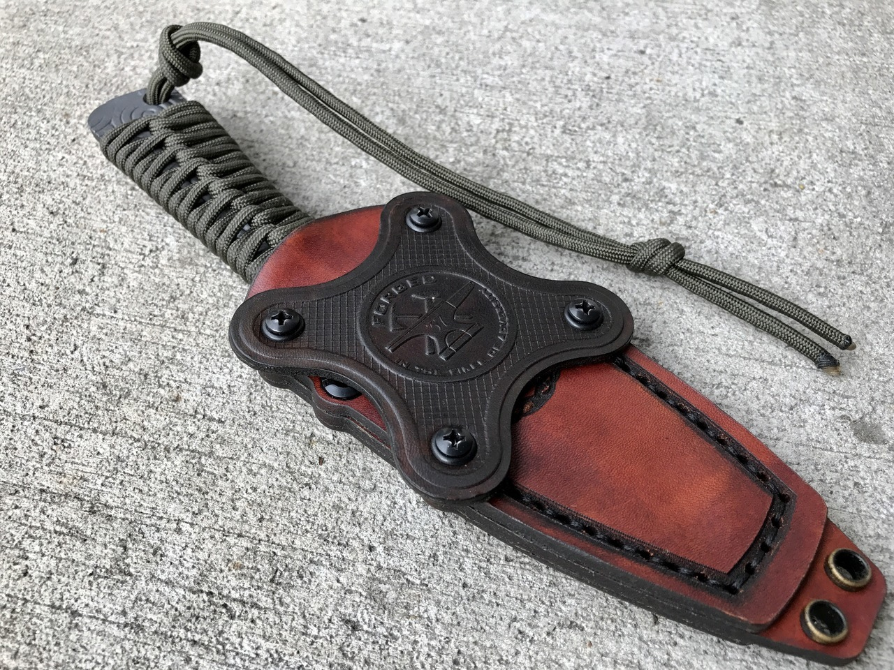 RMJ Tactical Custom Forged SK Hunter Petroglyph Fixed 4.125" Triskele ...