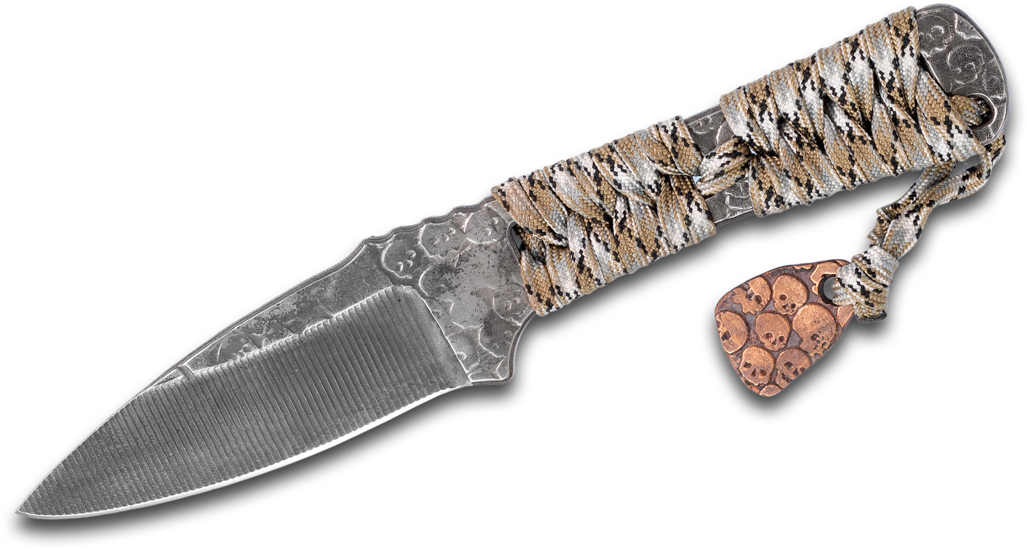 RMJ Tactical Custom Forged Utsidihi Fixed Blade Knife 3.75" Catacombs ...