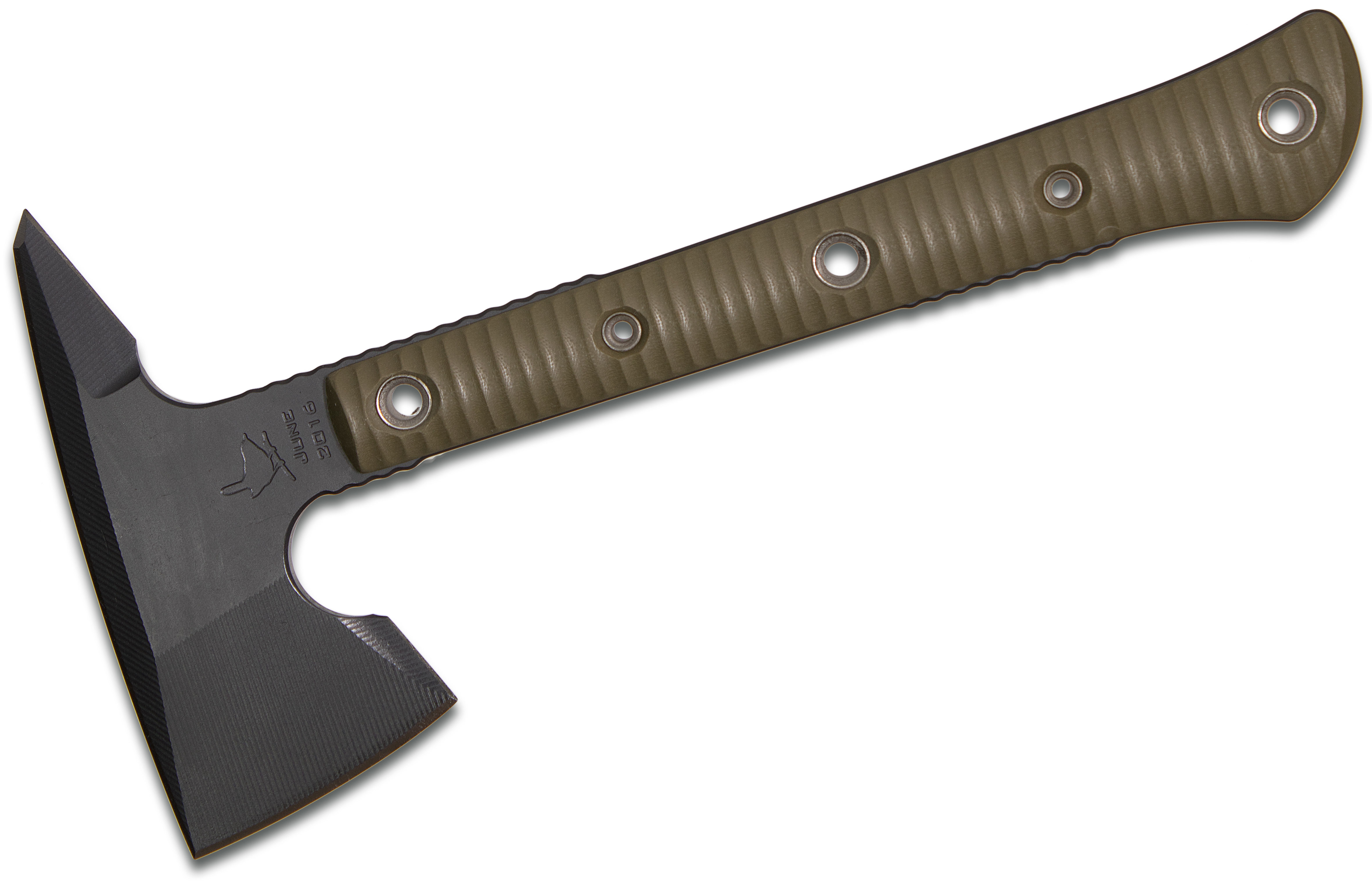 RMJ Tactical Jenny Wren Tomahawk 11.5" Overall, OD Green G10 Handle ...