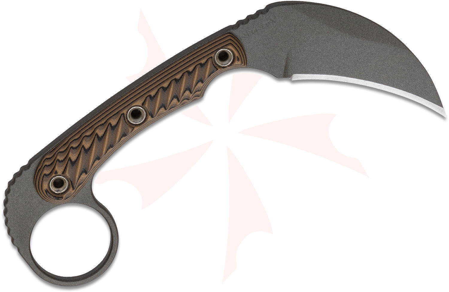 RMJ Tactical Korbin Karambit Fixed Blade Knife 2.875" Nitro-V Tungsten ...