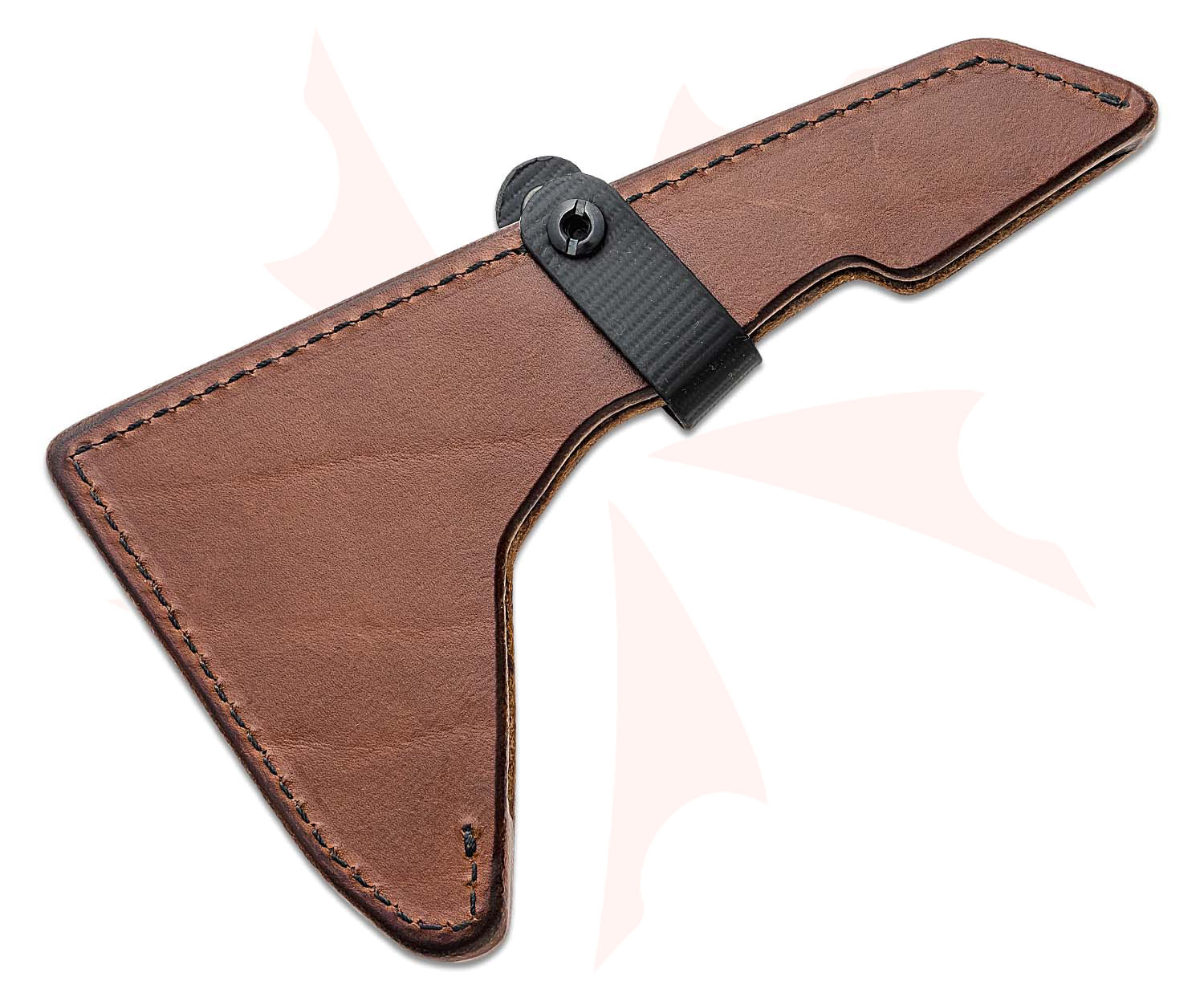 RMJ Tactical Black Leather Edge Cover for the Ragnarok Tomahawk, Sheath ...