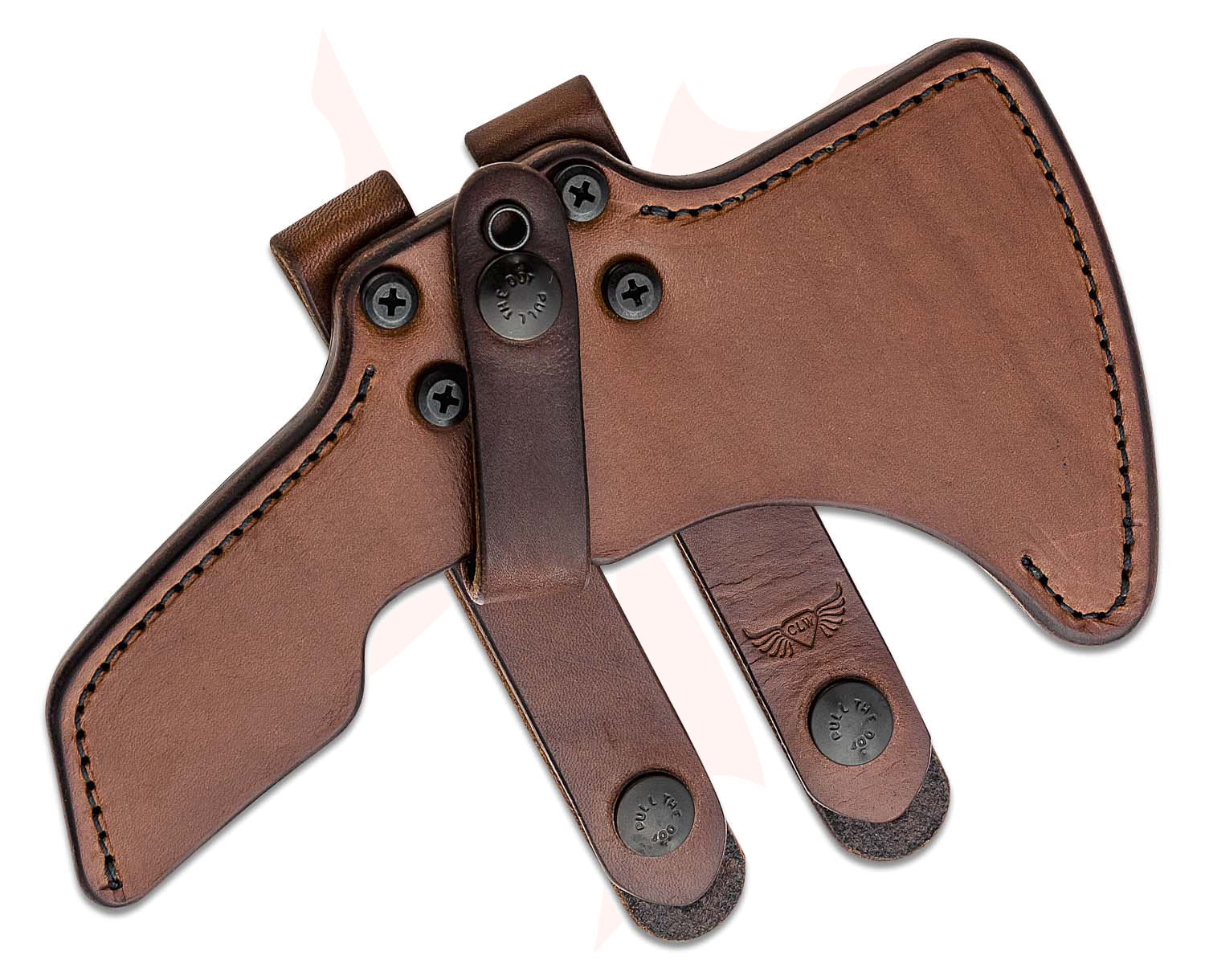 RMJ Tactical Leather Sheath for the Shrike and Eagle Size Tomahawk ...