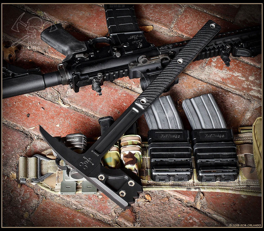 RMJ Tactical Snuggles Blackout Edition Warhammer with Spike 18" Overall ...