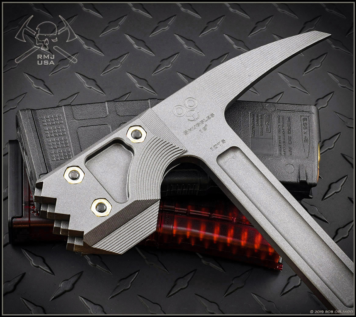 RMJ Tactical Snuggles Warhammer with Spike 18" Overall, Black G10 ...