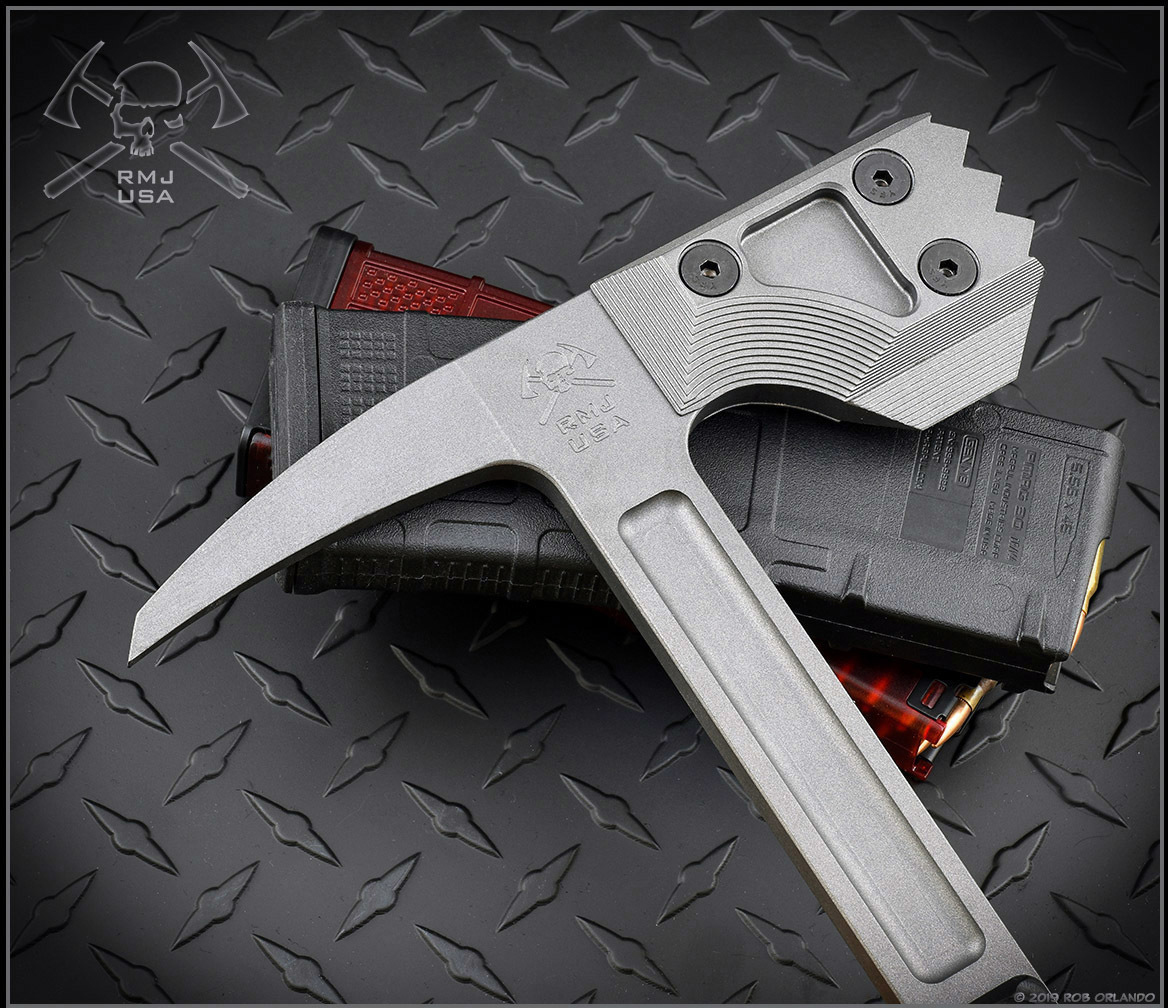 RMJ Tactical Snuggles Warhammer with Spike 18" Overall, Black G10 ...