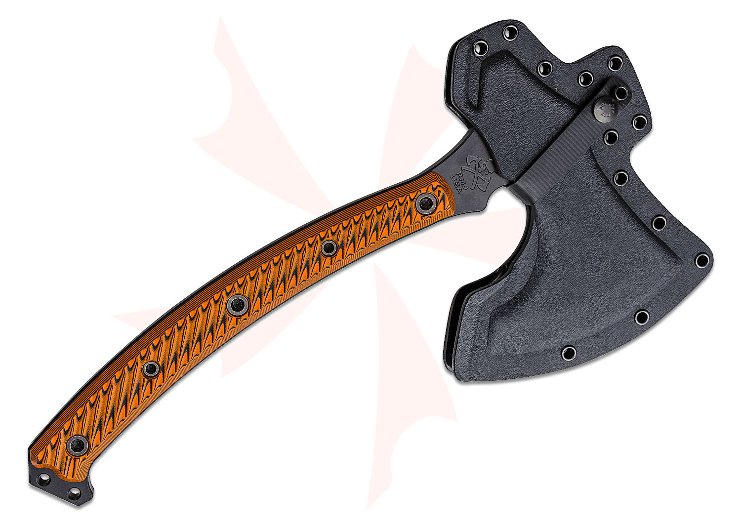 RMJ Tactical Berserker Tomahawk 15" Overall, Graphite Black Cerakote ...