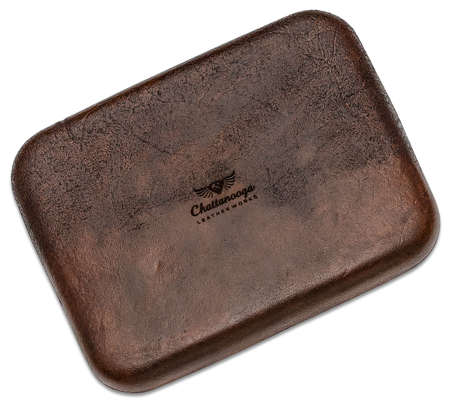 RMJ Tactical Leather Handcrafted Custom Valet Tray, Brown, 8.5" x 11 ...