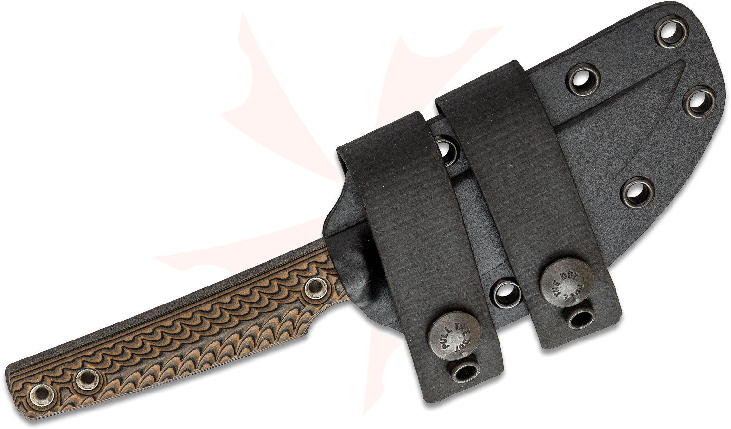 RMJ Tactical Unmei Fixed Blade Knife 4" Nitro-V Tungsten Cerakote ...