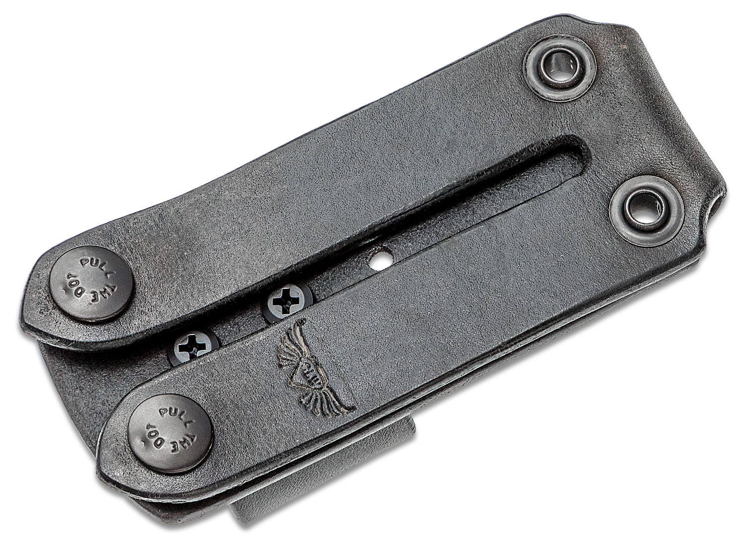 RMJ Tactical Black Leather Loop Wilderness Baldric for Hatchet/Hawk ...