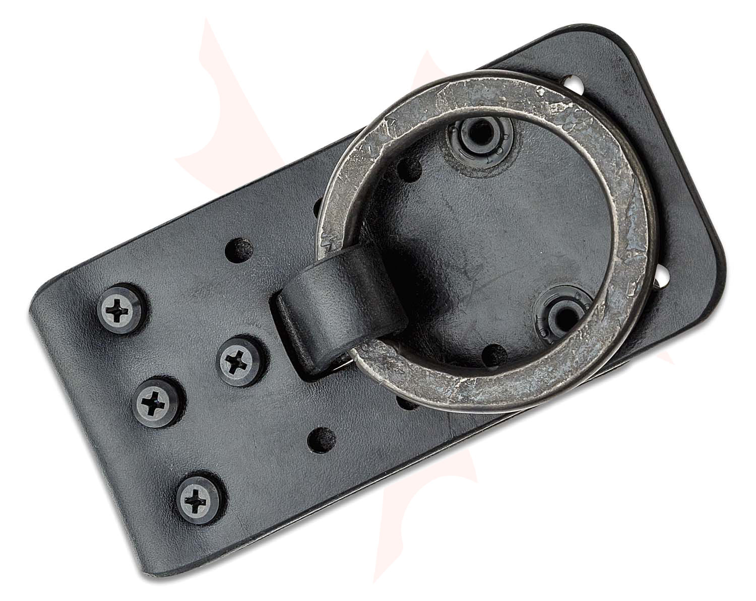 RMJ Tactical Black Leather Wilderness Baldric for Hatchet/Hawk Carry ...