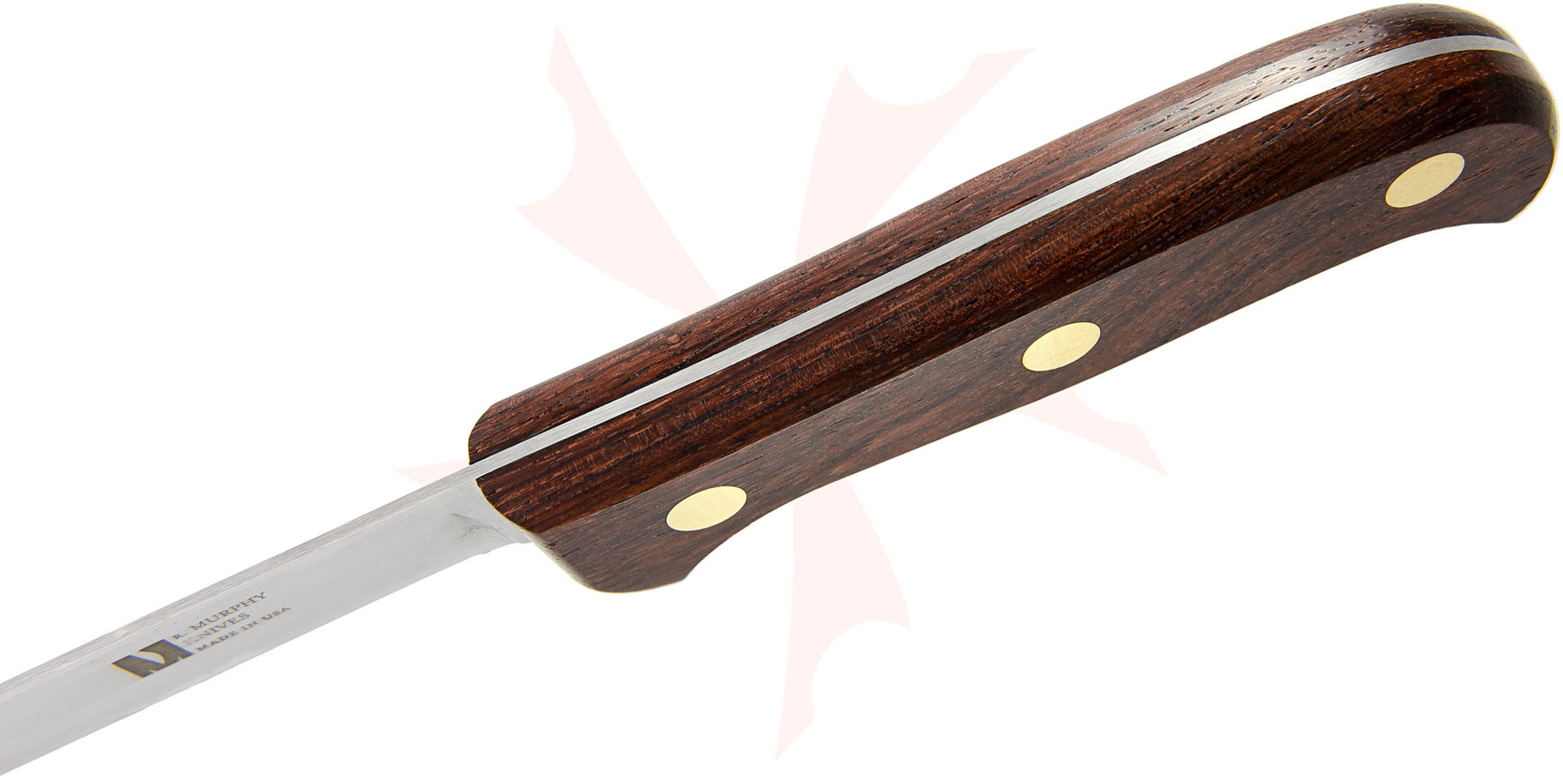 R. Murphy Fillet Knife 6" 420HC Stainless Steel Blade, Bubinga Wood ...