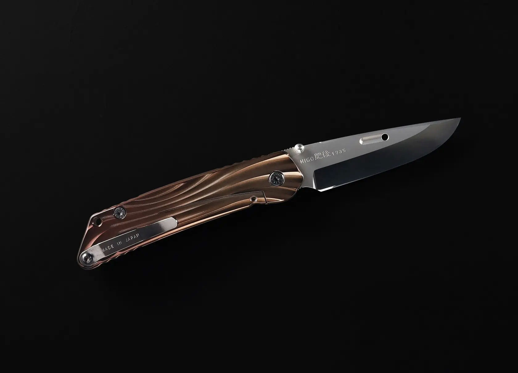 Rockstead HIGO II TI-ZDP (SAB) Japanese Folding Knife 3.5" ZDP-189/VG10 ...