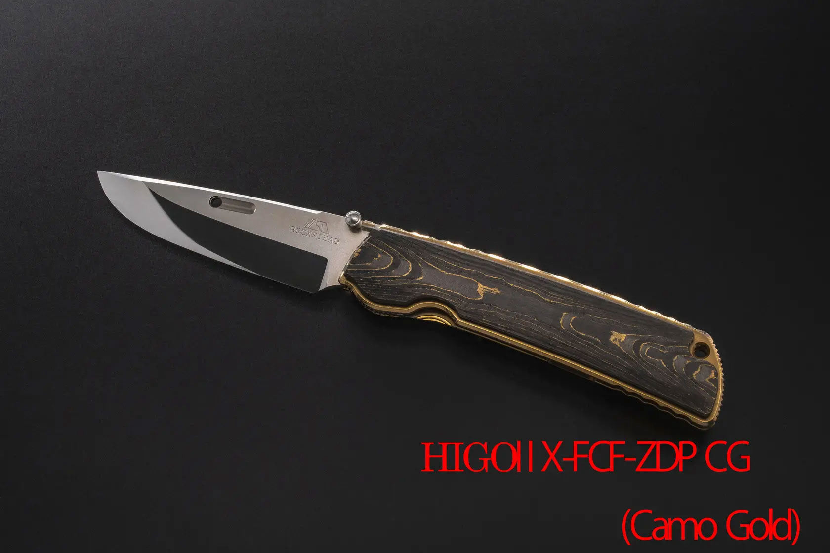 Rockstead HIGO II X-FCF-ZDP (CG) Japanese Folding Knife 3.5" ZDP-189 ...