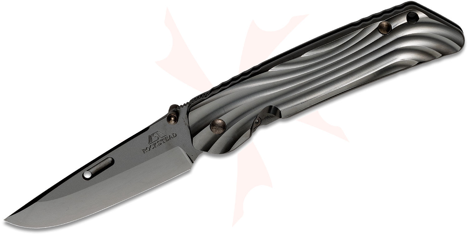 Rockstead HIGO II TI-DLC (S) Japanese Folding Knife 3.5" YXR7 Black DLC ...