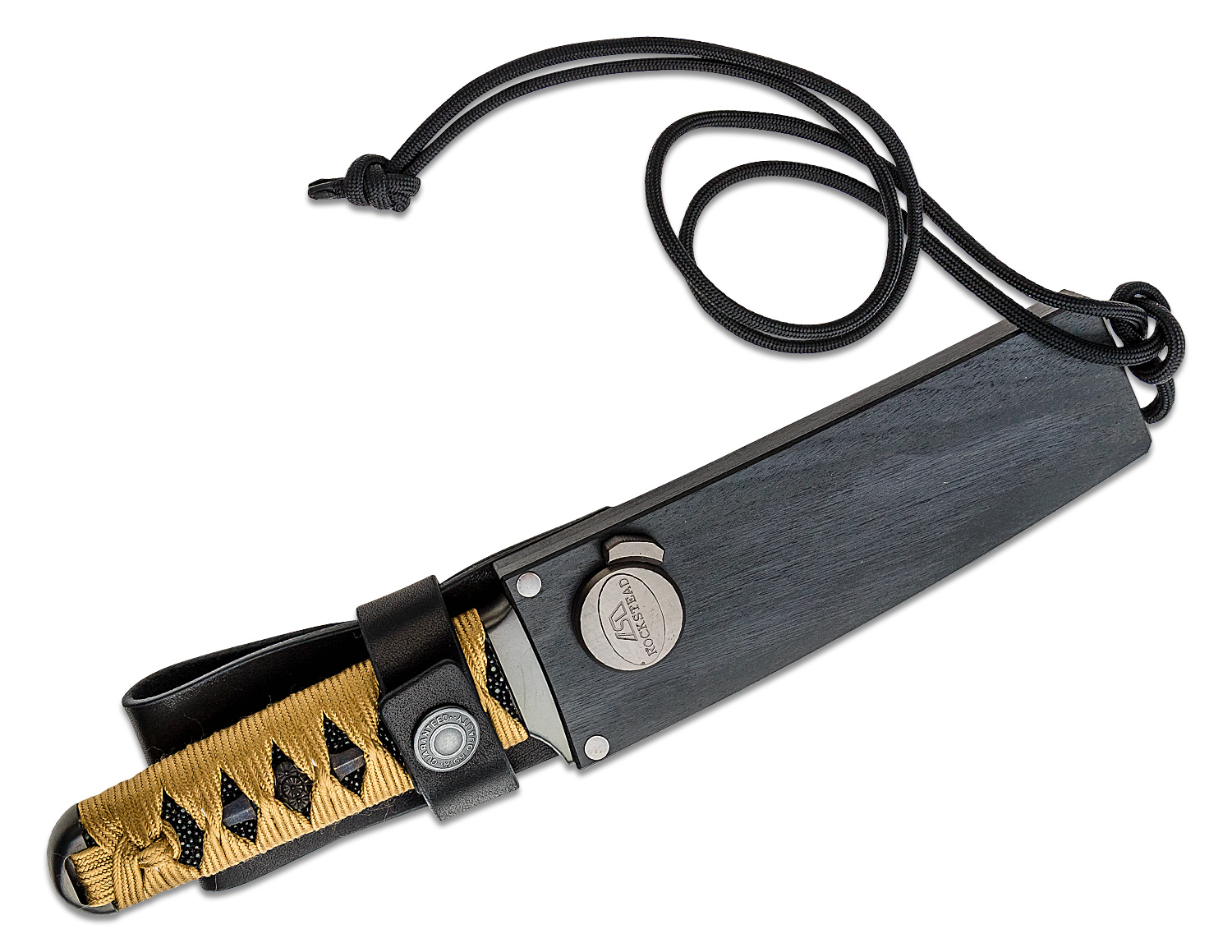 Rockstead UN-DLC Japanese Fixed Knife 5.5" YXR7 Black DLC Mirror ...