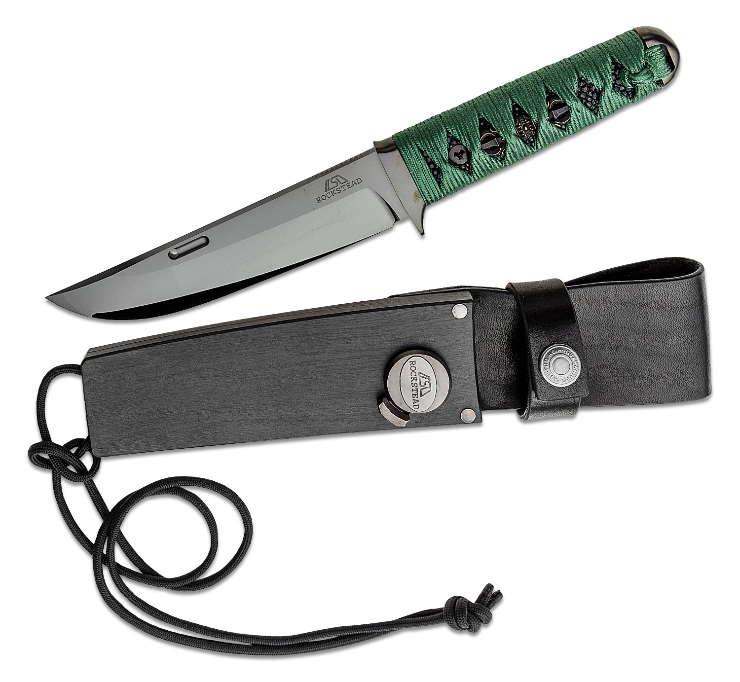 Rockstead UN-DLC Japanese Fixed Knife 5.5" YXR7 Black DLC Mirror ...