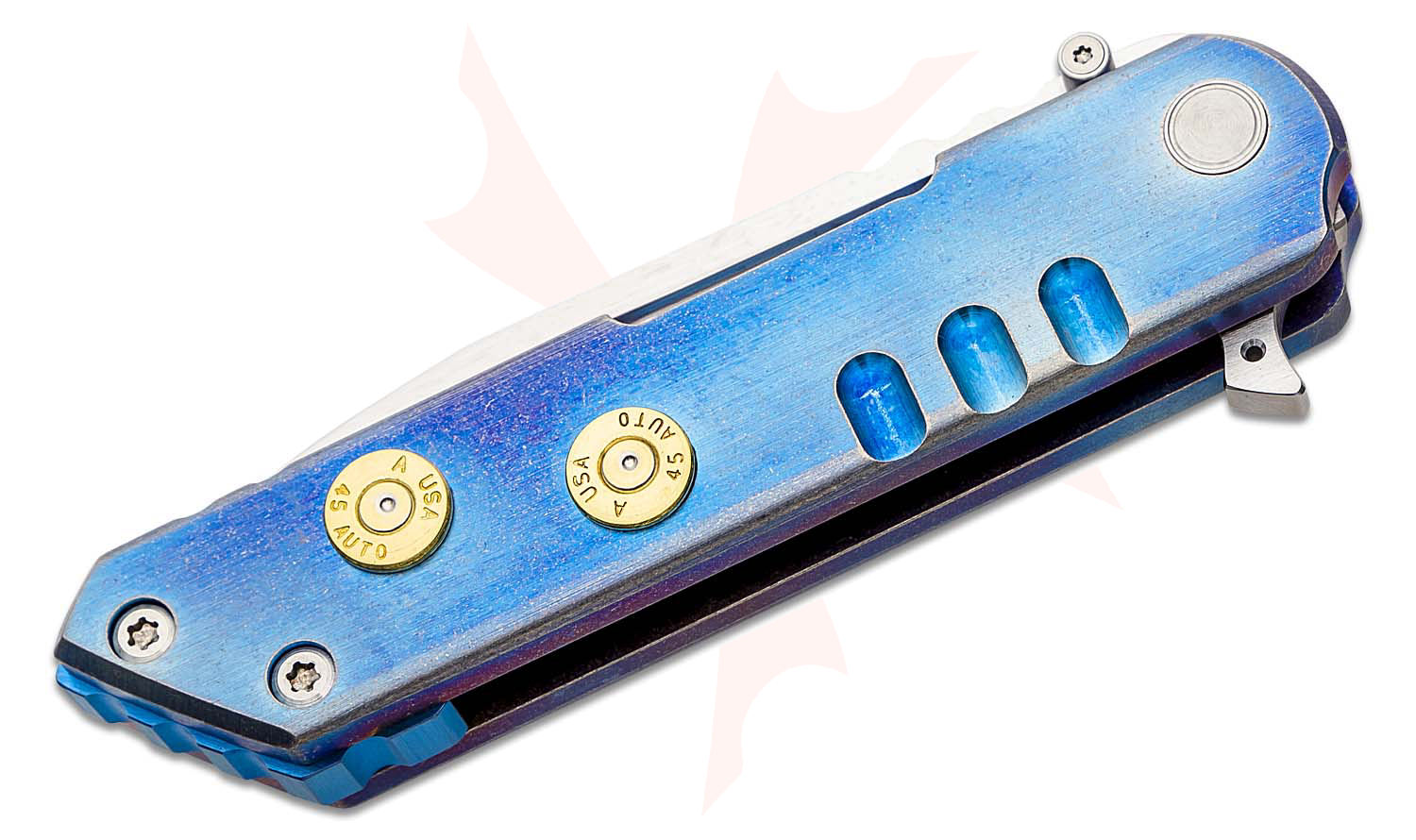 Sergey Rogovets Custom Kentucky Special Double Tap Flipper Knife 3.875 ...